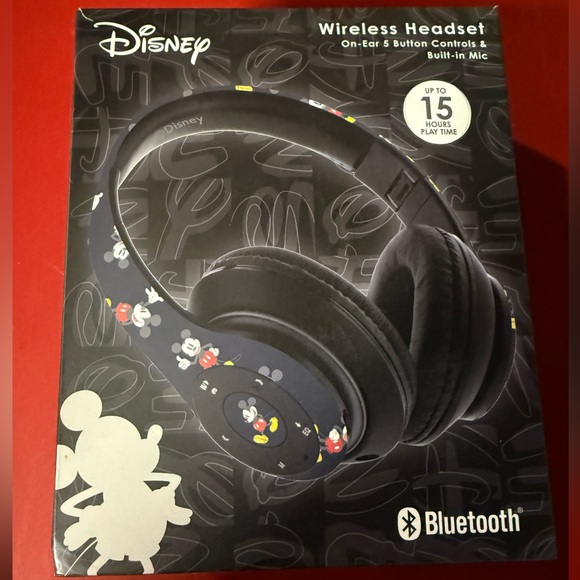 Disney | Headphones | Disney Wireless Mickey Mouse Bluetooth Headphones ...